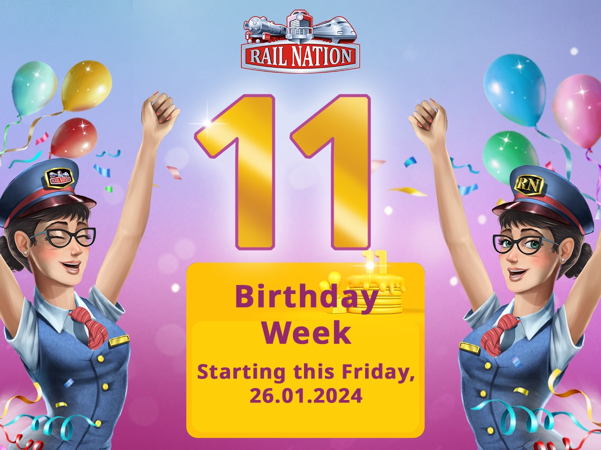 Happy 11th Birthday, Rail Nation! - Rail Nation Blog