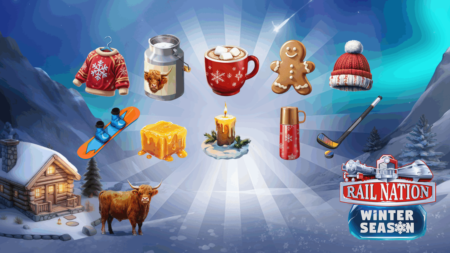 Winter Season: The Snowflake Map – A Fair and Festive Winter Journey ...